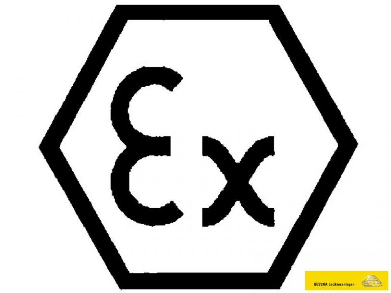 ex-zeichen-gescha-lackierkabin-exgeschuetzt - GESCHA Lackierkabinen